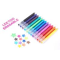China LeeToo Friction Erasable Markers 12 Colors Heat Sensitive 2.2mm Tip Nontoxic Ink for sale