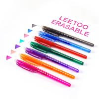 China LeeToo Friction Erasable Gel Pens 0.7mm Nontoxic Smooth Writing Retractable Refillable 7 Colors for sale