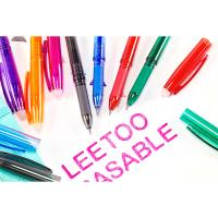 China LeeToo Friction Erasable Gel Pens 0.7mm Nontoxic Smooth Writing Retractable Refillable 7 Colors for sale