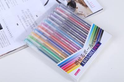 China LeeToo 12 Colors Friction Erasable Gel Pens 0.5mm Heat Sensitive Clicker Ballpoint for sale