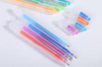 China 0.7mm Friction Erasable Gel Pen with Eraser Thermo Sensitive Ink 20 Colors for sale
