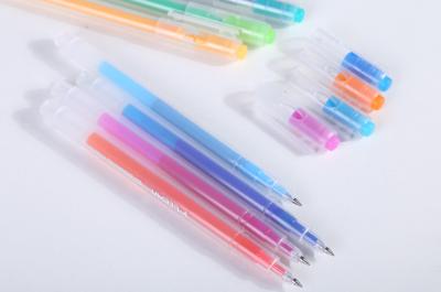 China 0.7mm Friction Erasable Gel Pen with Eraser Thermo Sensitive Ink 20 Colors for sale