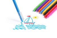 China Magic Auto Vanishing Ink Fading Gel Erasable Marker Pen for sale