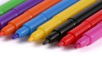 China Temperature Control Retractable 2.2mm Friction Marker Pen 12 Colors Erasable Ink for sale