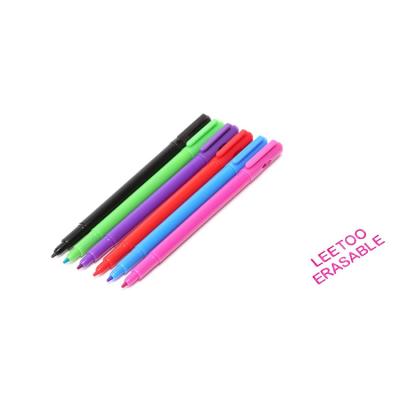 China Heat Sensitive Friction Erasable Gel Pen 0.5mm 0.7mm Colorful Fading Ink Disappears with Heat for sale