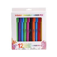 China LeeToo Friction Erasable Gel Pens 0.5mm 12 Colors for School Office for sale