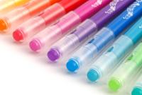 China Erasable Highlighters 12 Colors Friction Erasable Markers 2mm Tip Thermosensitive Ink for sale