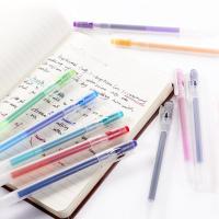 China Friction Erasable Gel Pen 0.5mm Fine Point Thermo Sensitive Ink 12 Colors for sale