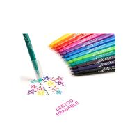 China LeeToo 12 Color Friction Erasable Markers 0.5mm Thermo Sensitive Gel Ink Pens Nontoxic for sale