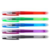 China Thermochromic Erasable Friction Gel Pen 0.5mm 5 Assorted Colors Fading Ink for sale
