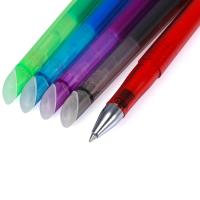 China Thermochromic Erasable Friction Gel Pen 0.5mm 5 Assorted Colors Fading Ink for sale