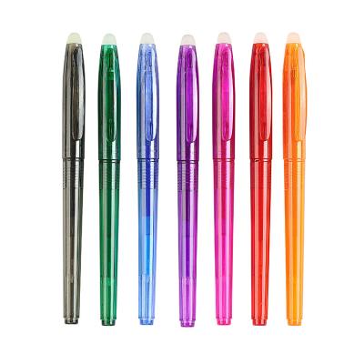 China LeeToo Retractable Friction Erasable Gel Pen 0.5mm Fine Point for School Office Use for sale