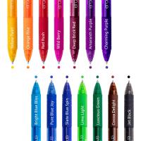 China LeeToo Retractable Friction Erasable Gel Pen 0.5mm Fine Point for School Office Use for sale
