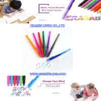 China Plastic Tube Multicolor Disappearing Ink Erasable Ink Pens for sale