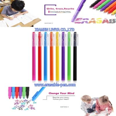 China Friction Erasable Markers Multi Color Thermo Sensitive Ink Bold Point 12 Pack for sale