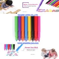 China Friction Erasable Markers Multi Color Thermo Sensitive Ink Bold Point 12 Pack for sale