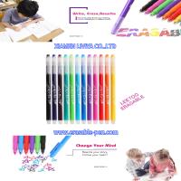 China Thermo Sensitive Ink 12 Colors Friction Erasable Marker Pens for sale