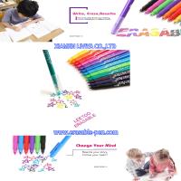 China Thermo Sensitive Ink 12 Colors Friction Erasable Marker Pens for sale