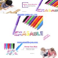 China LeeToo Friction Erasable Gel Pens 0.5mm 4 Colors Nontoxic Thermo Sensitive Ink for sale