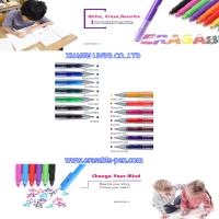 China LeeToo 5 Color Erasable Gel Pens 0.5mm Thermo Sensitive Ink Friction Erasable for School Office for sale