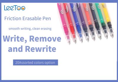China Friction Erasable Gel Pen 0.5mm 0.7mm Spring Tip Steam Iron Erasable Ink Ballpoint for sale