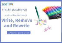 China 12 Colors 2.2mm Tip PP Friction Erasable Markers for sale