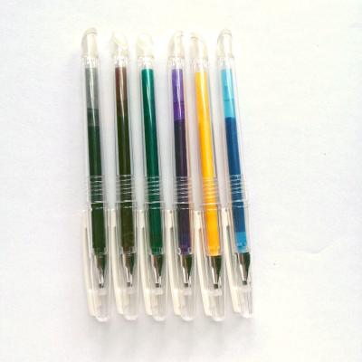 China Nontoxic Erasable Gel Ink Friction Ball Pen 0.5mm with Soft Grip 20 Colors for sale