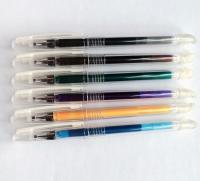 China Nontoxic Erasable Gel Ink Friction Ball Pen 0.5mm with Soft Grip 20 Colors for sale