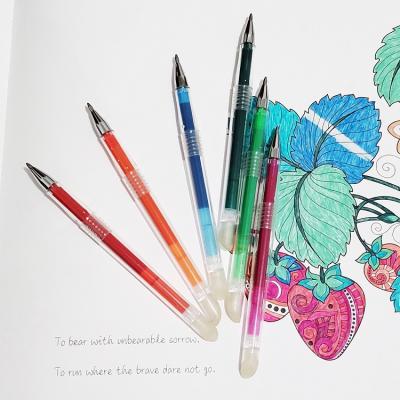 China Retractable Non Toxic Thermochromic Ink Friction Ball Pen 0.5mm Black Blue for sale