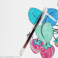 China 0.8g Ink Erasable Pen Refills 11.2x0.5mm for Friction Gel Pen for sale