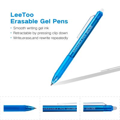 China Custom Logo Erasable Ink Pens 0.5 Mm Needle Point Smooth Writing for sale
