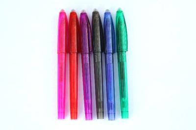 China Custom Logo 20 Colors Erasable Gel Pens 0.5mm 0.7mm Steel Alloy Tip Non Toxic for sale