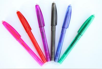 China BSCI 0.5mm 0.7mm Bullet Tip Erasable Gel Pens 20 Colors Optional for sale