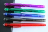 China Nontoxic Erasable Gel Pens 0.5mm Assorted Colors Cap Pulling Closure for Writing for sale
