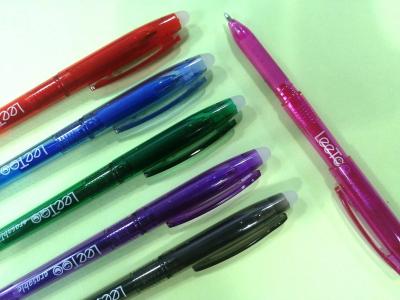China ODM 0.7 mm Retractable Friction Erasable Gel Pen with Heat Sensitive Ink for sale
