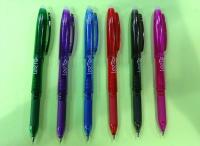 China BSCI Multi Purpose Capped Colorful Erasable Pens 160mm 9.8g Heat Sensitive Gel Ink Retractable for sale