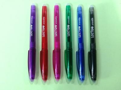 China Custom Logo Friction Erasable Gel Pens 0.5mm Heat Sensitive Ink 20 Colors for sale
