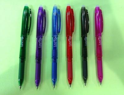 China 0.5 0.7mm Fine Point Friction Erasable Pens 20 Colors Option Thermal Ink Disappears at 60°C for sale
