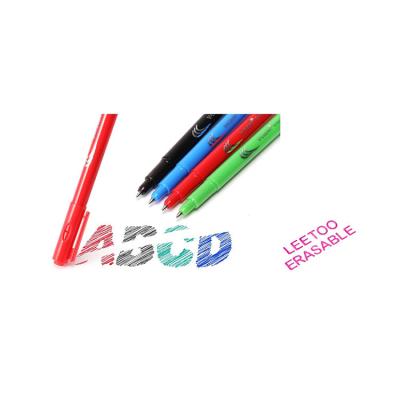 China Retractable Friction Ball Pen 0.5mm 0.7mm Fine Point Erasable Gel Pen 7 Assorted Colors for sale