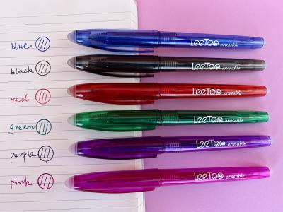 China LeeToo 20 Colors Erasable Gel Pen Set 0.5mm Retractable Friction Pens for sale