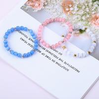 China Customizable 4mm-12mm Natural Cat's Eye Gemstone Bracelet with Elastic Design for Fashion Accessories for sale