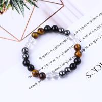 China Handmade Elastic Natural Crystal Gemstone Bead Bracelet - 4mm to 12mm Sizes - Protection Healing Energy Jewelry for sale