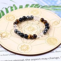 China Handmade Elastic Natural Crystal Gemstone Bead Bracelet - 4mm to 12mm Sizes - Protection Healing Energy Jewelry for sale