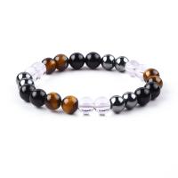 China Handmade Elastic Natural Crystal Gemstone Bead Bracelet - 4mm to 12mm Sizes - Protection Healing Energy Jewelry for sale