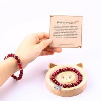 China Handmade 8mm Red Tiger's Eye Natural Gemstone Bracelet - 4/6/8/10/12mm Custom Sizes - 100 Pieces Available for sale