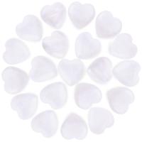 China 0.8 Inch Heart Shaped Clear Quartz Crystal Worry Stone - 20mm Natural Gemstone for Jewelry Making and Spiritual Healing for sale