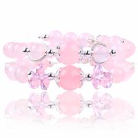 China Customizable 4-12mm Natural Gemstone Bead Bracelet for Women - Healing Energy Jewelry with Rose Quartz & Tiger's Eye Options for sale