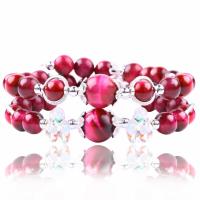 China Customizable 4-12mm Natural Gemstone Bead Bracelet for Women - Healing Energy Jewelry with Rose Quartz & Tiger's Eye Options for sale
