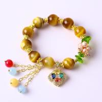 China Custom 4-12mm Natural Gemstone Beaded Bracelets with Healing Properties - 100 Pieces with Custom Charms for sale