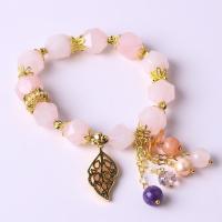 China Custom 4-12mm Natural Gemstone Beaded Bracelets with Healing Properties - 100 Pieces with Custom Charms for sale